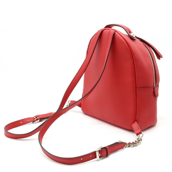 Fendi | Bags | Fendi Red Leather Backpack | Poshmark